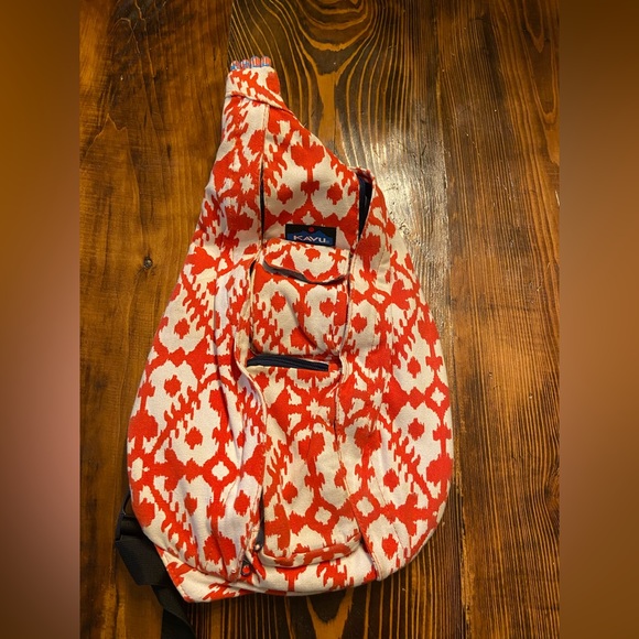Kavu | Bags | Kavu Red Rope Sling Bag | Poshmark